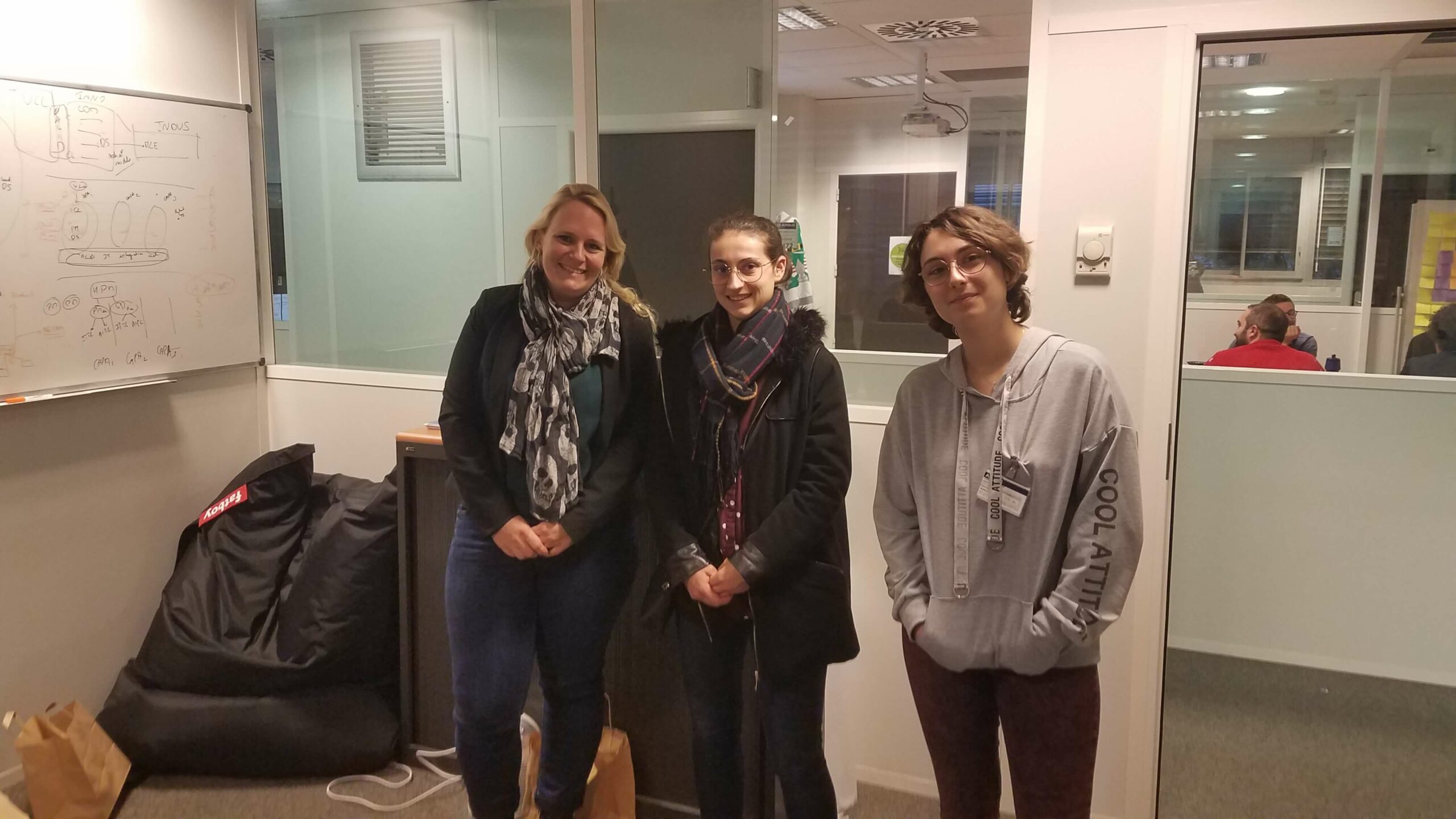 Des étudiantes du programme Mentor'IA en visite chez Airbus - ANITI